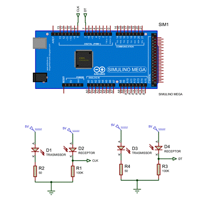Figura 5 – Esquema de ligação dos LEDs com o Arduino