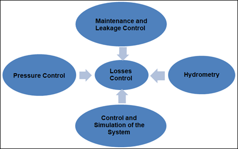 Measures for reduction of the water losses in the distribution network ...